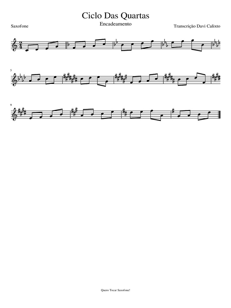 Ciclo de Quartas Encadeamento | PDF