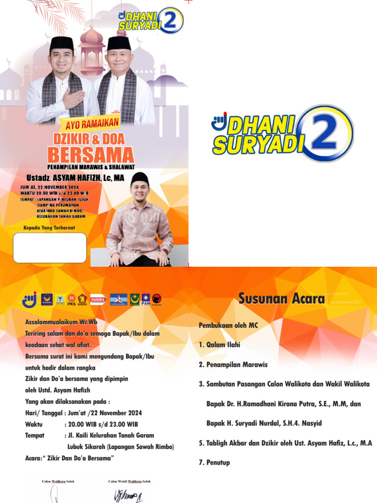 Undangan Dzikir | PDF