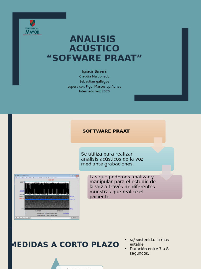 PRAAT | PDF | Sonido | Frecuencia