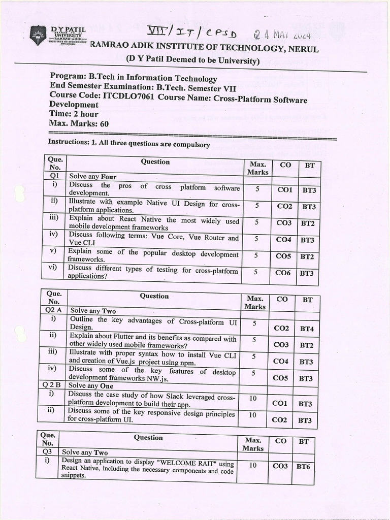 Cross Platform Software | PDF