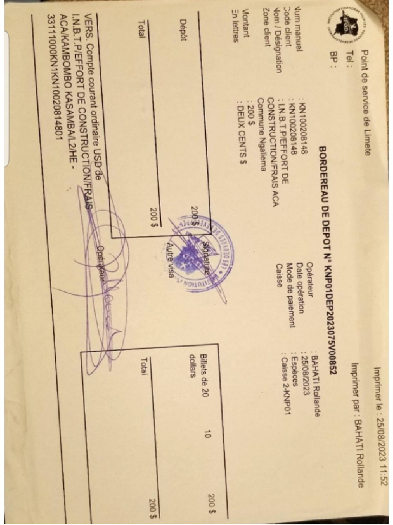 Bordereaux Inbtp Reda | PDF