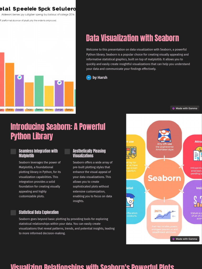 Data Visualization With Seaborn | PDF | Scatter Plot | Statistical Analysis