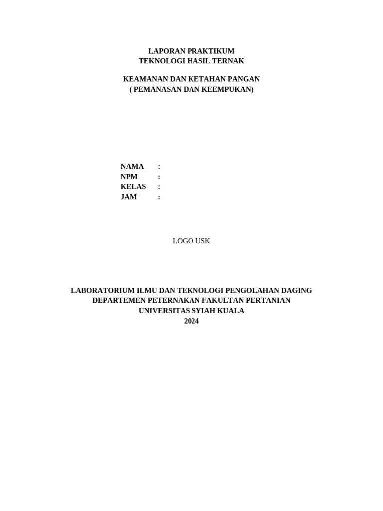 Format Laporan THT 2 | PDF