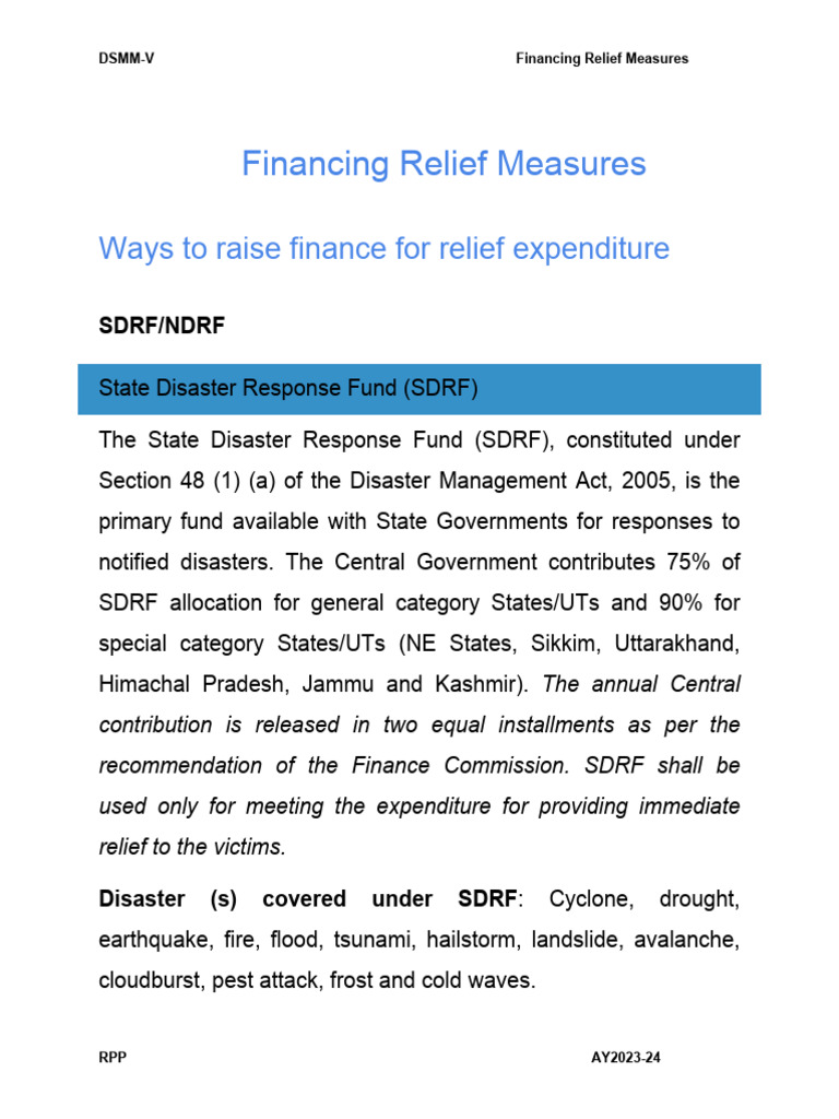 DSMM CHP 5 | PDF | Emergency Management | Non Governmental Organization