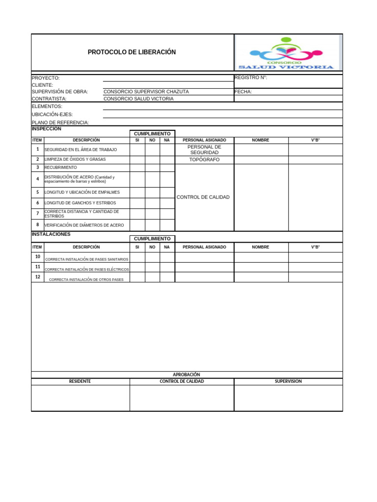 Formato de Protocolos | PDF | Topografía
