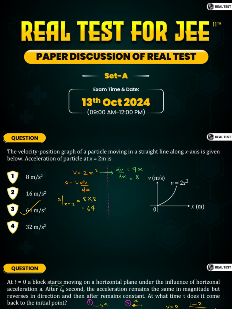 JRTS01 JEE 11th Physics Syed Sir Notes | PDF