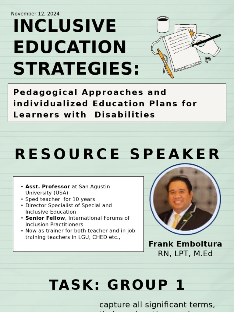 TEEGTL - Webinar IEP Presentation | PDF