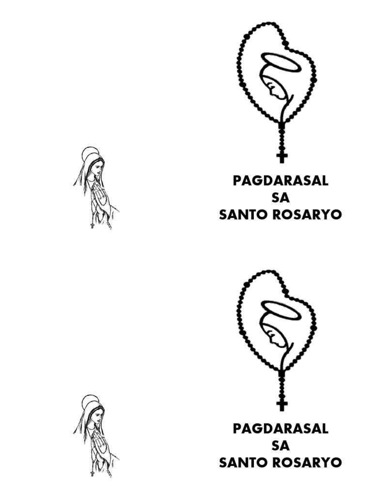 Pagdarasal Sa Santo Rosaryo | PDF