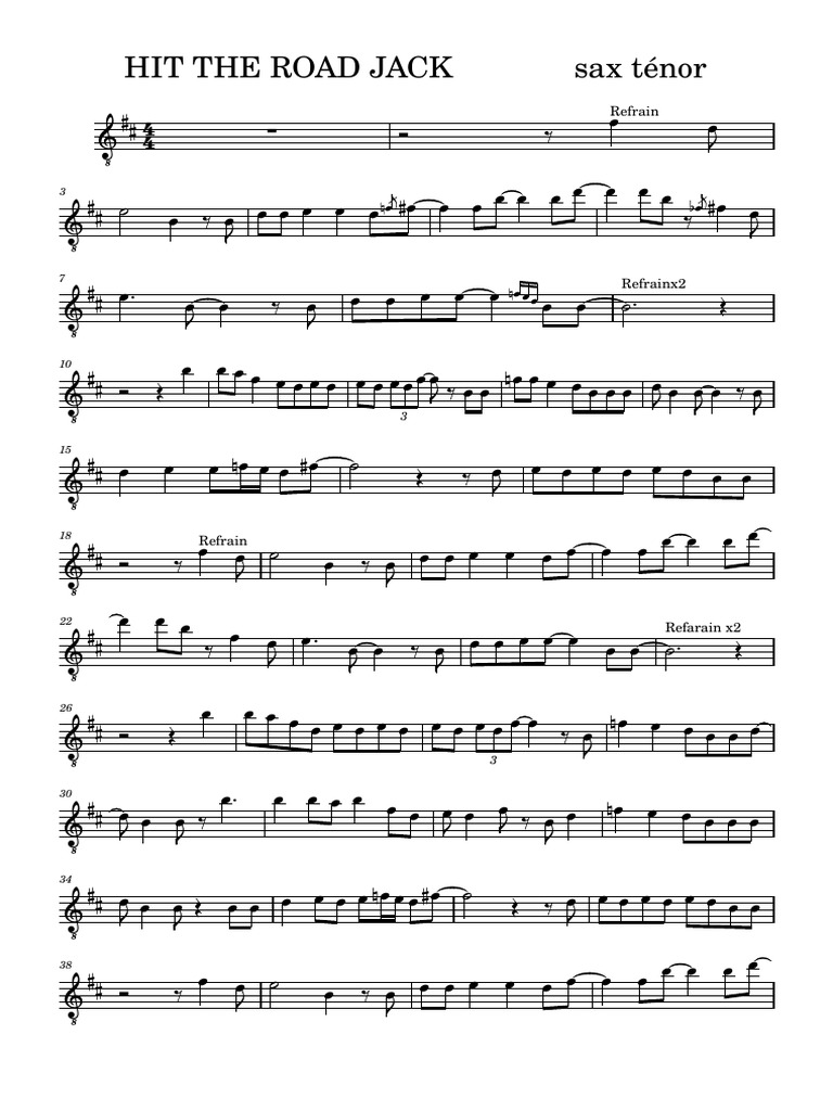 Hit The Road Jack | PDF | Songs | Musical Forms