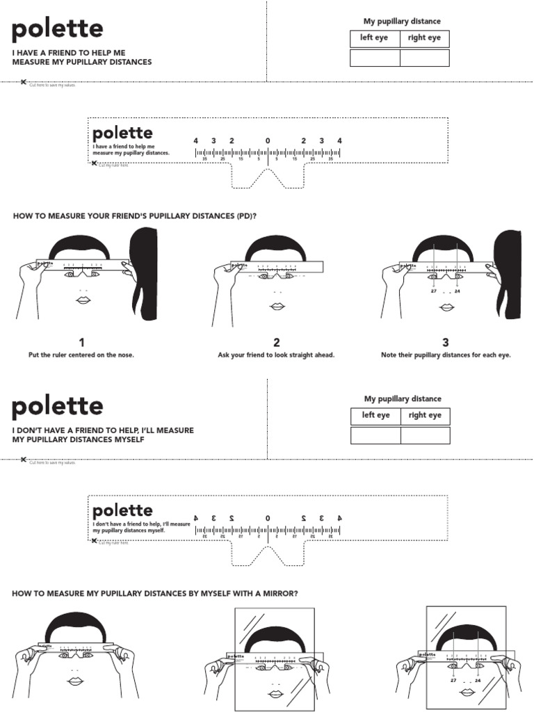 Ecart Pupillaire Polette ENv2 | PDF | Eye | Human Eye