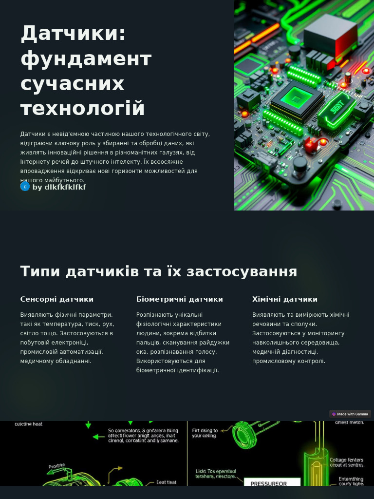 Datchiki Fundament Suchasnih Tehnologij | PDF