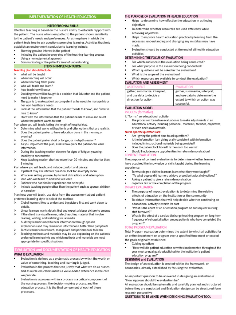 CU 8 and CU 9 | PDF | Evaluation | Learning
