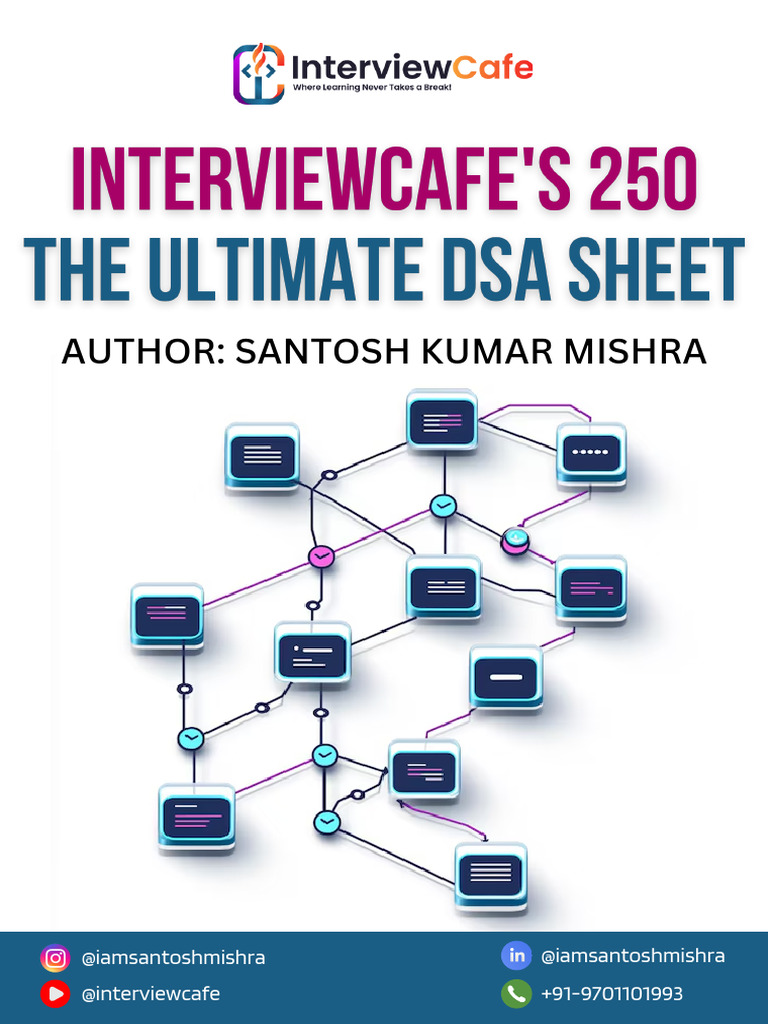 InterviewCafe's 250 DSA Sheet | PDF | Mathematics | Algorithms