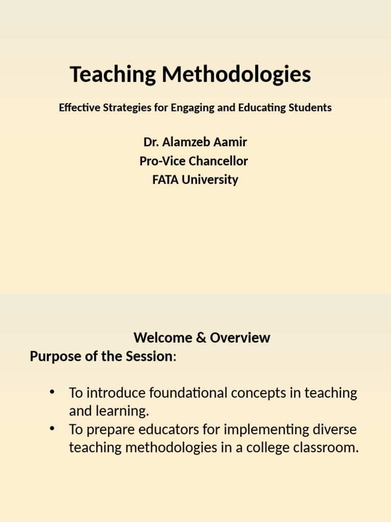 Teaching Methodologies | PDF | Learning | Educational Assessment