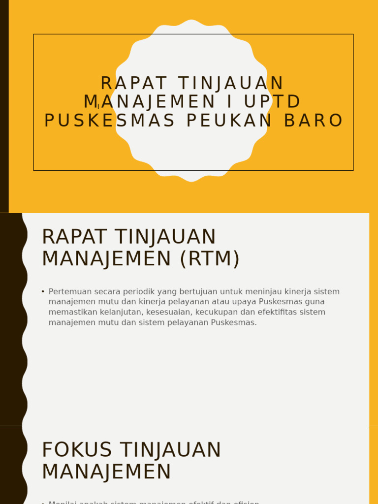 RTM I Puskesmas 2024 | PDF