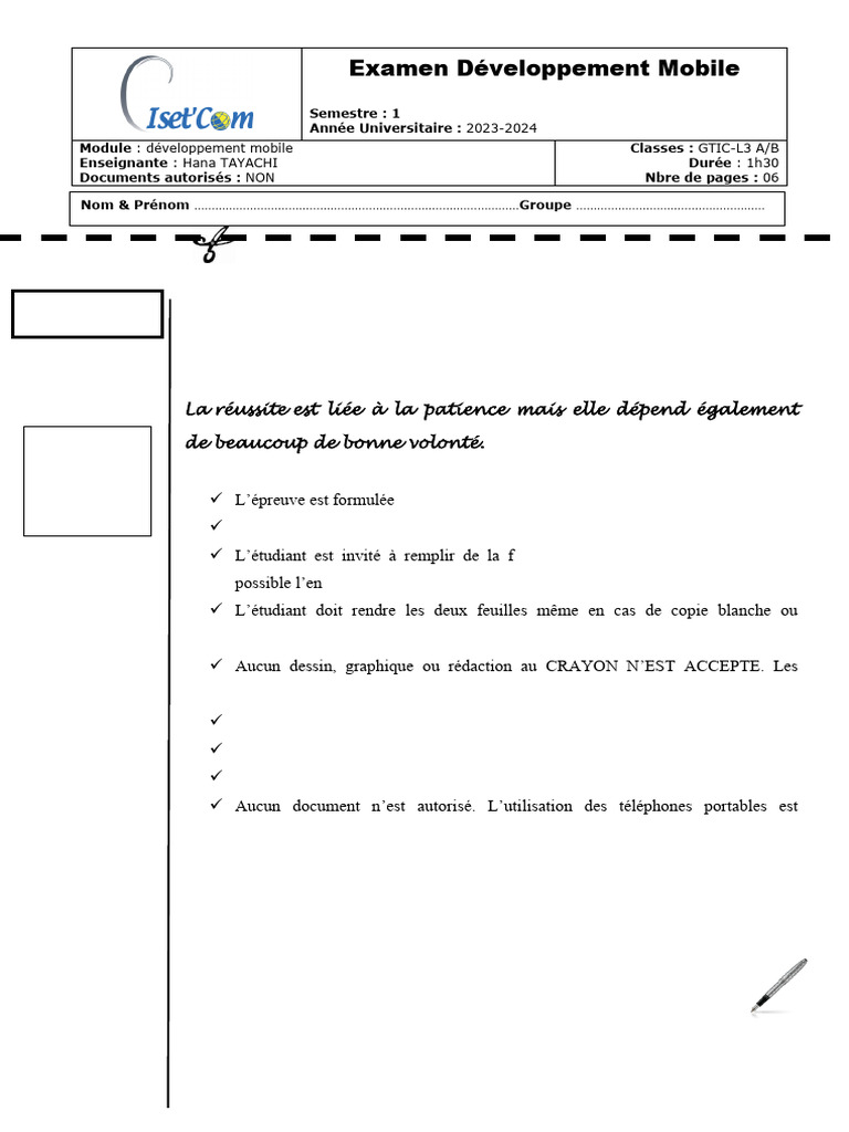 Examen GTIC L3 | PDF