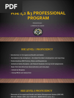 HSE Management System Presentation | PDF | Risk | Emergency Management