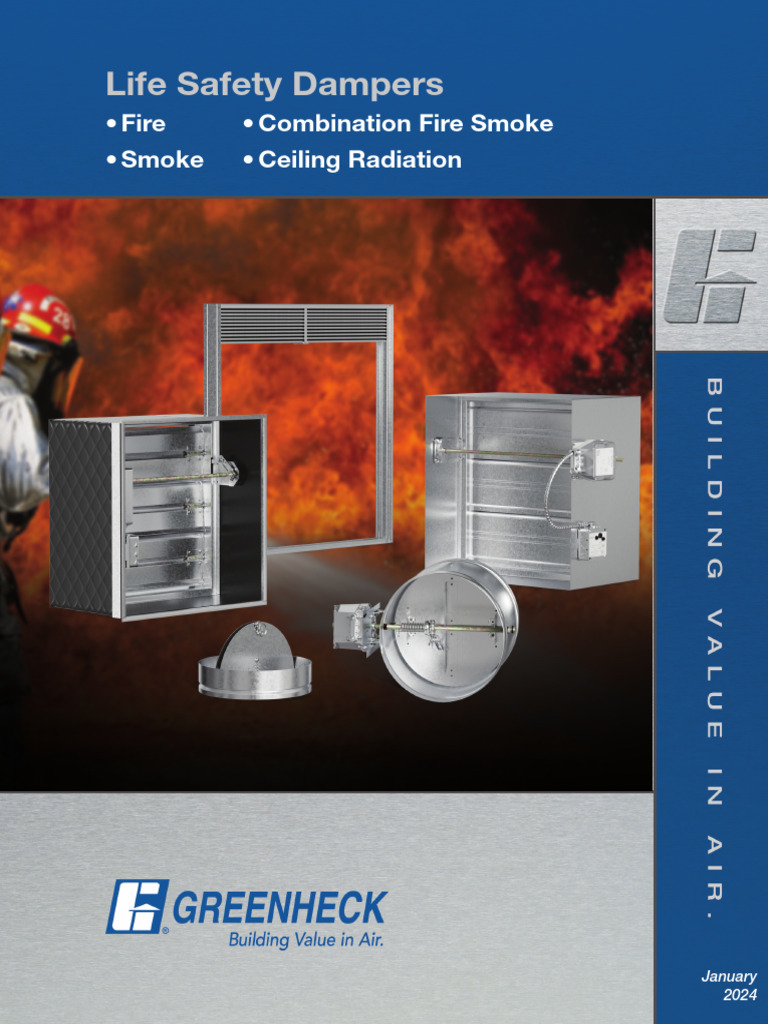 LifeSafetyDampers Catalog | PDF | Duct (Flow) | Building Engineering