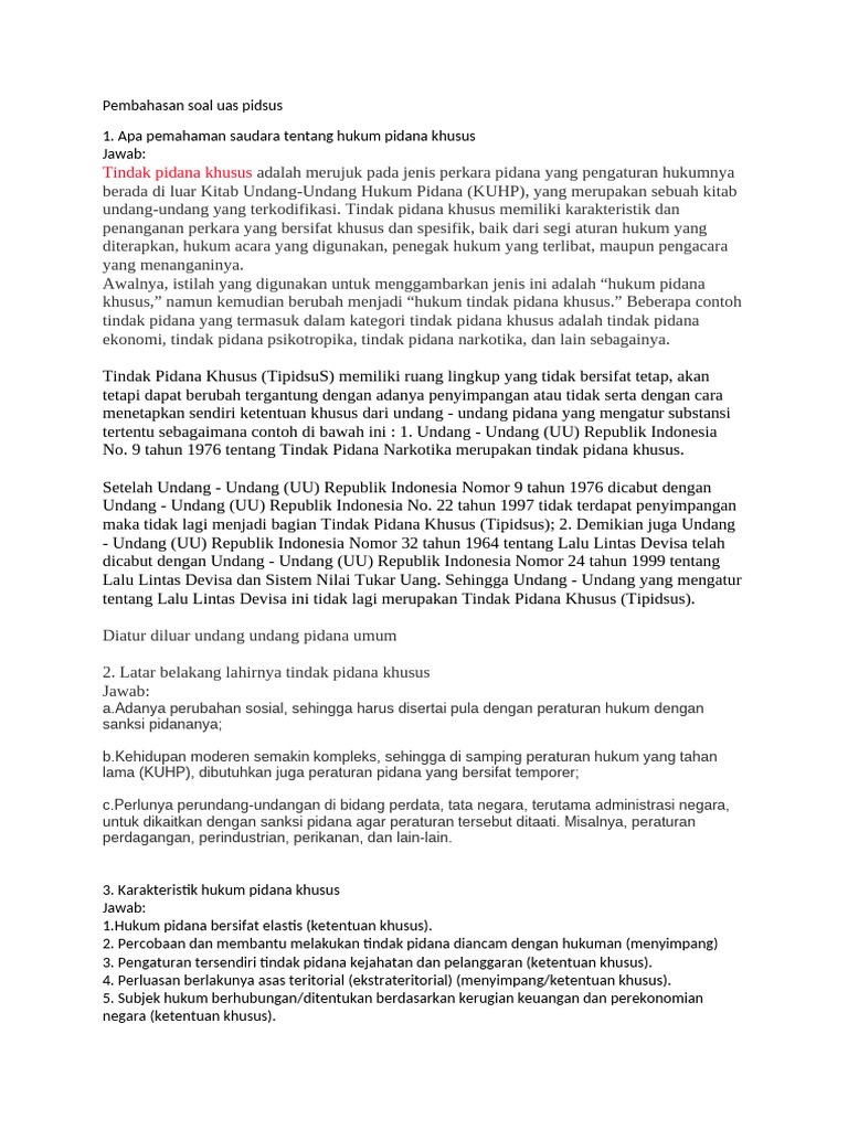 Kisi Kisi Pidsus Ganiat | PDF