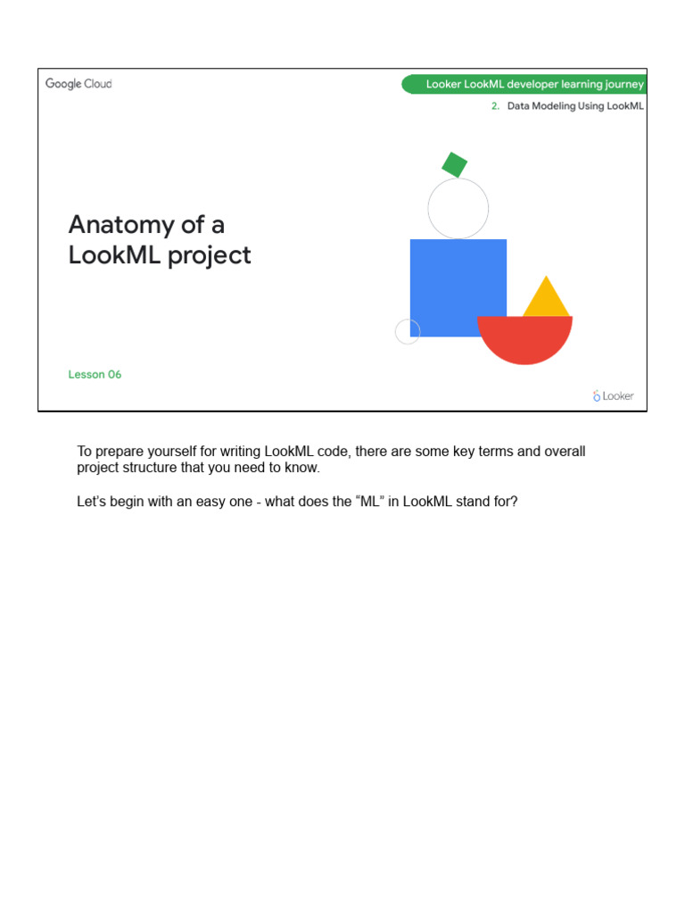 Understanding LookML Project Structure | PDF | Databases | Data Type