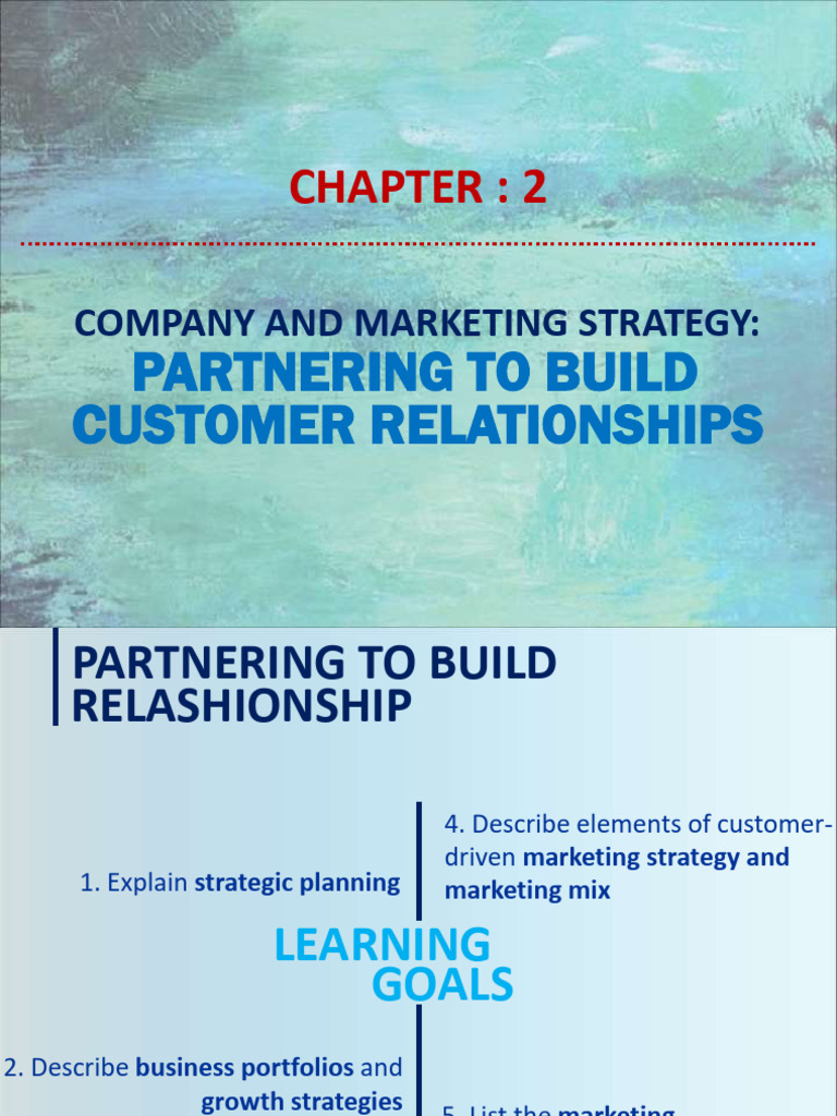 Chapter 2(1) | PDF | Marketing | Marketing Strategy