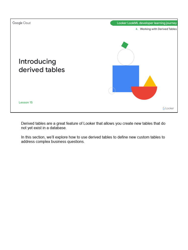 M4 Working With Derived Tables | PDF | Computer File | Databases
