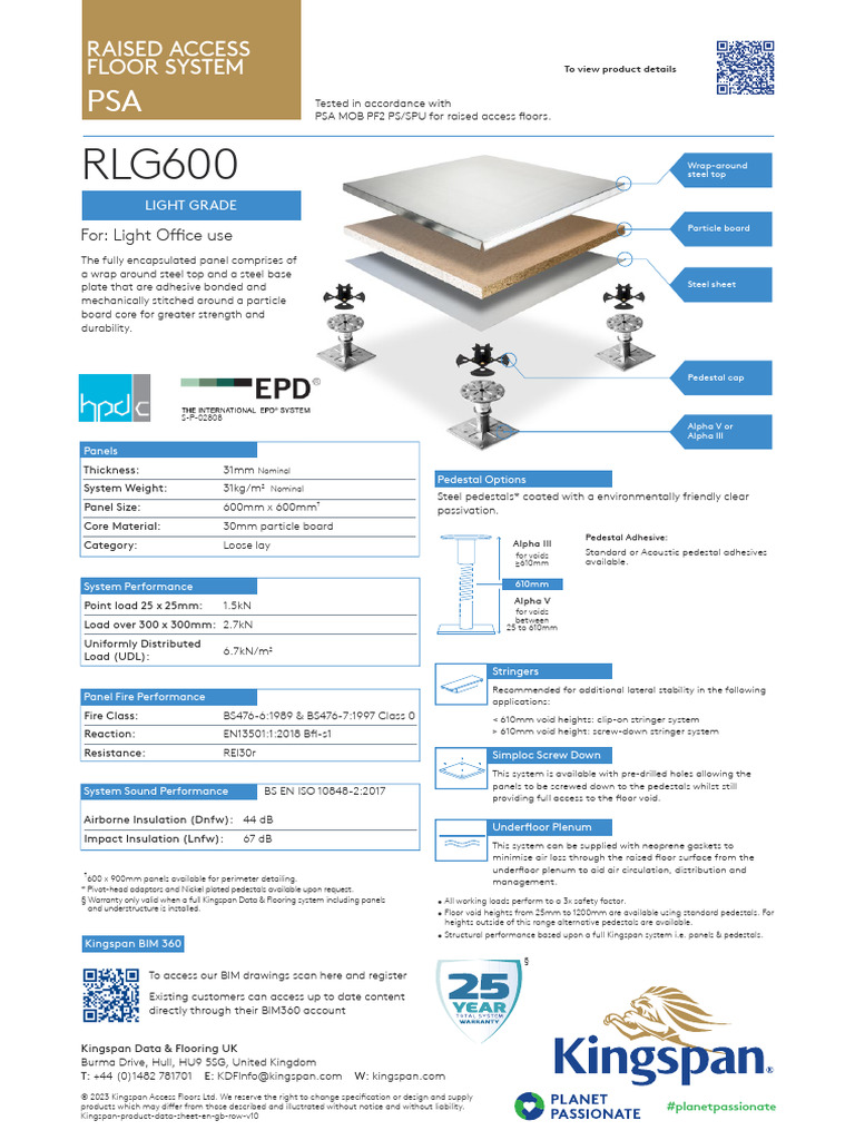 Kingspan rlg600 Product Data Sheet en GB | PDF | Building Technology ...