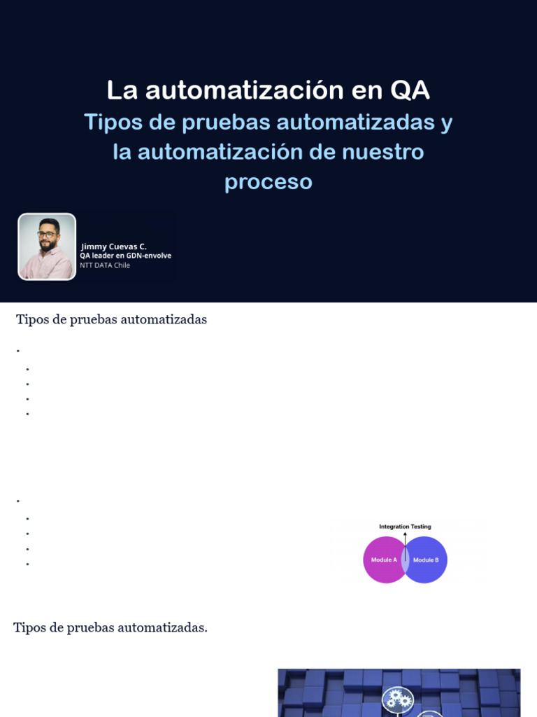 Introducci N A La Automatizaci N en QA 1724589664 | PDF | Pruebas de software | Software