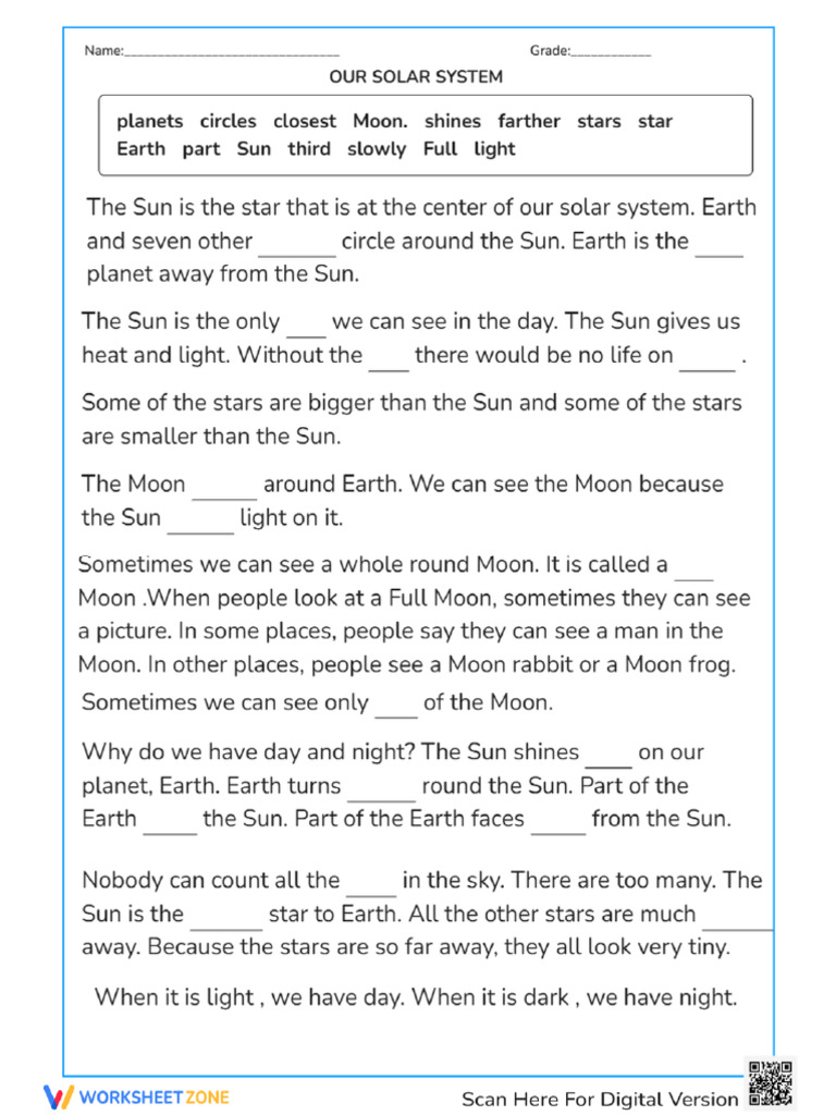 Our Solar System | PDF
