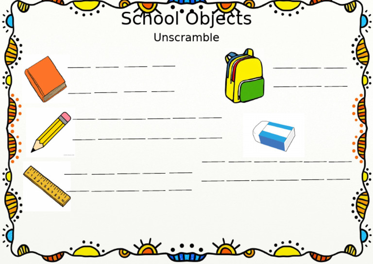School Objects | PDF