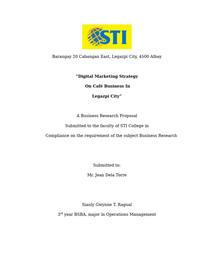 Ragual Busreseaech Final | PDF | Digital Marketing | Social Media