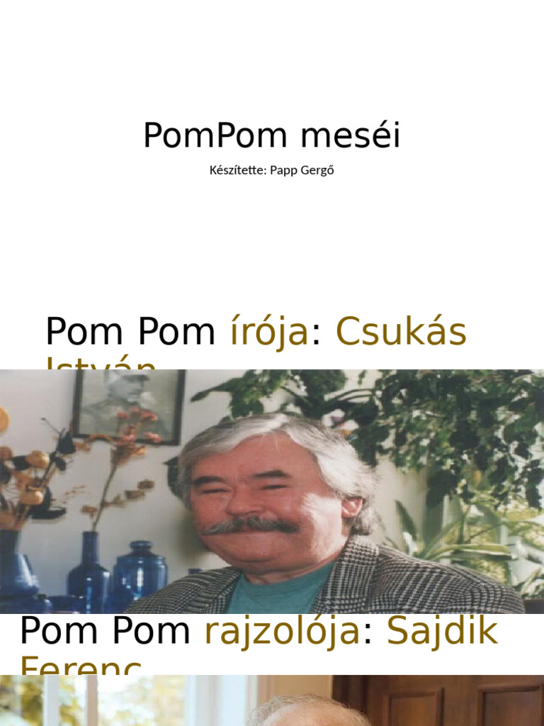 Pom Pom Meséi | PDF