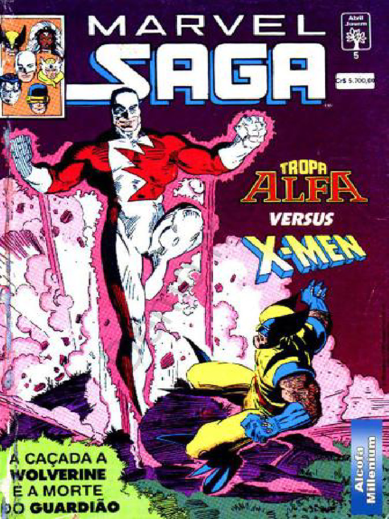 Marvel Saga - Abril # 05 - Tropa Alfa Vs X-Men | PDF