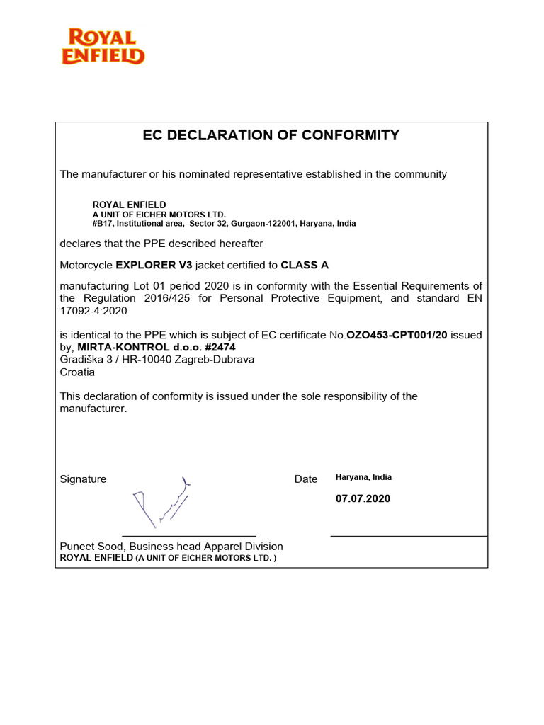 EC Declaration Explorer V3 | PDF
