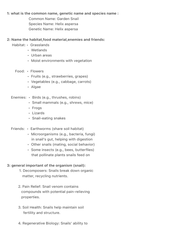 1 - What Is The Common Name, Genetic Name and Species Name | PDF