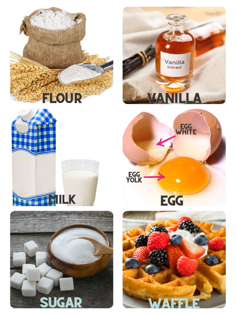 Waffle - Recipe Worksheet | PDF