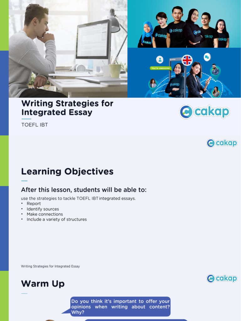 Lesson 21. Writing Strategies For Integrated Essay | PDF