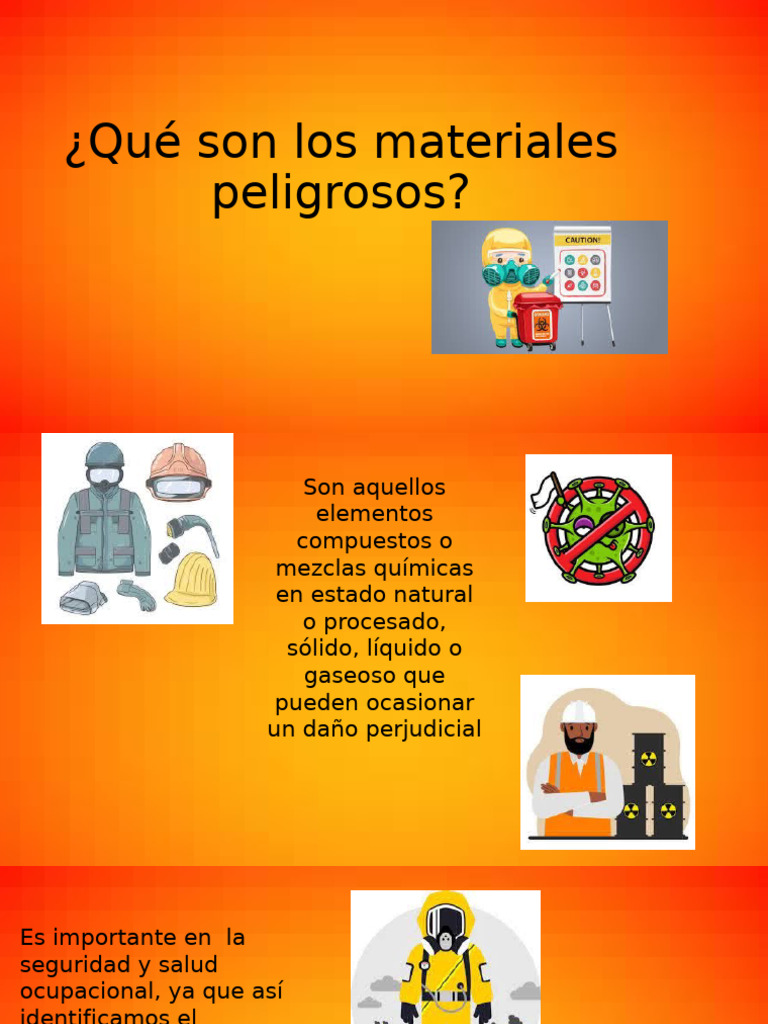 Qué Son Los Materiales PELIGROSOS | PDF | Mercancías peligrosas | Compuestos químicos