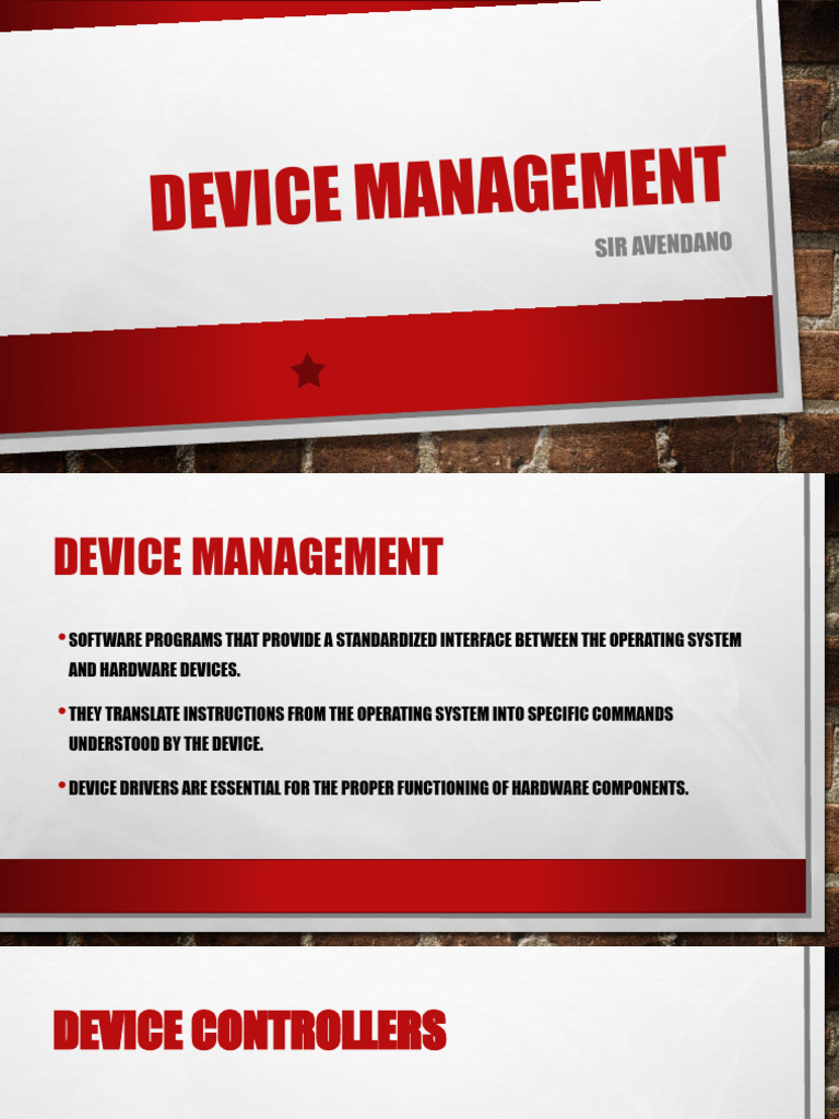 Week5 - Device Management | PDF | Operating System | Input/Output Week5 - Device Management | PDF | Operating System | Input/Output