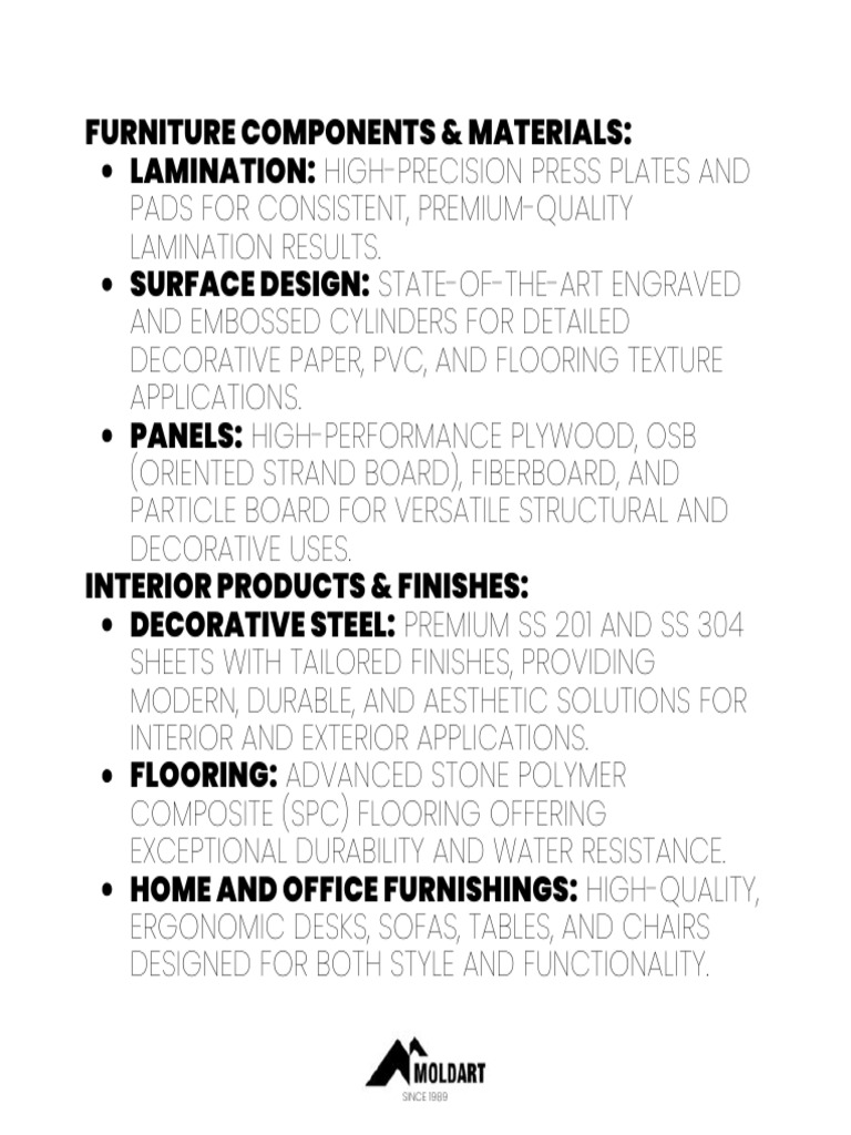 Introduction To Decorative Wood, Composite and Steel For Interior and ...