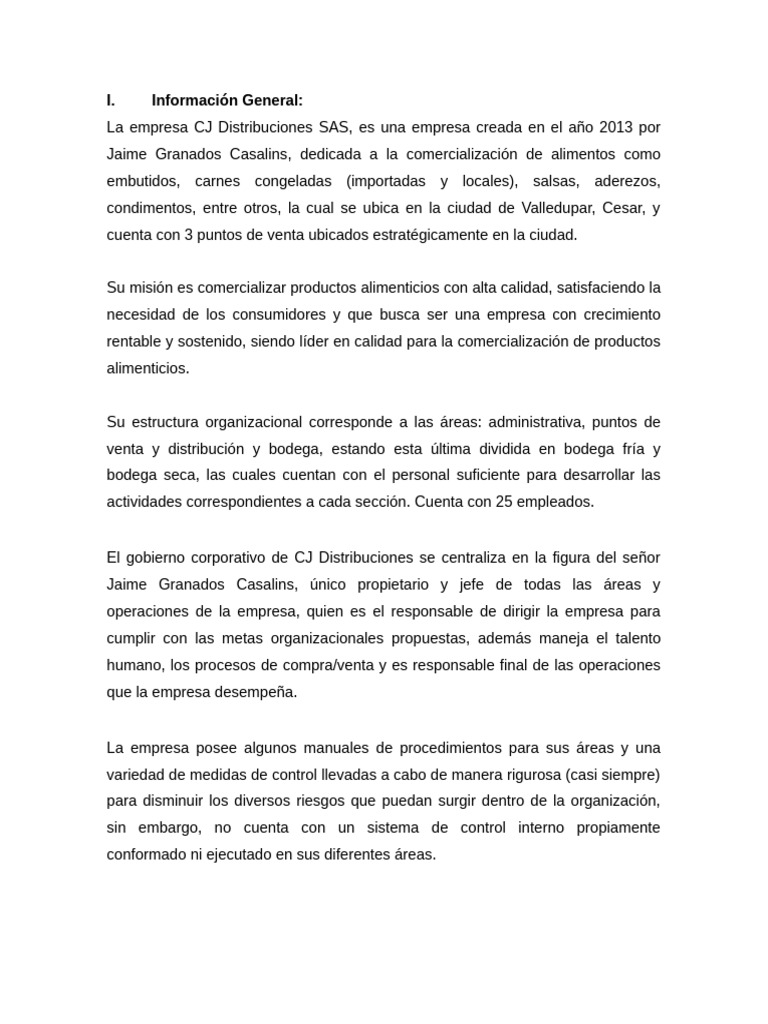 Act Eje 2 Proceso Investigativo - Juan Felipe Marquez Punto A | PDF | Business | Marketing