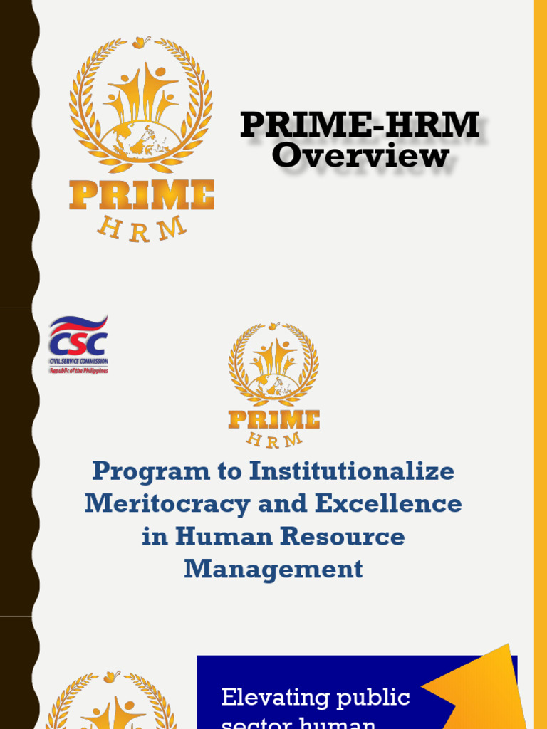 PRIME-HRM: Enhancing Public HR Excellence | PDF | Human Resource ...