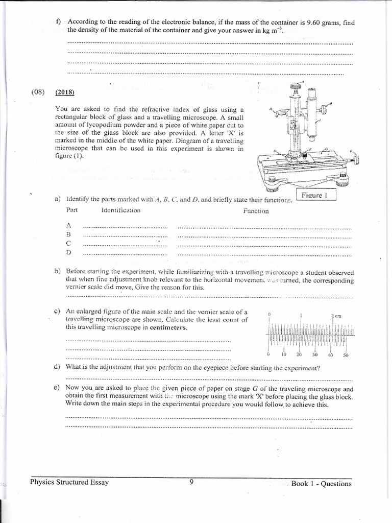 Measurement Past Papers7 - 0001 | PDF | Physical Chemistry | Materials