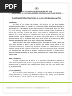 On-Site Emergency Plan Guidelines | PDF | Emergency Management | Emergency