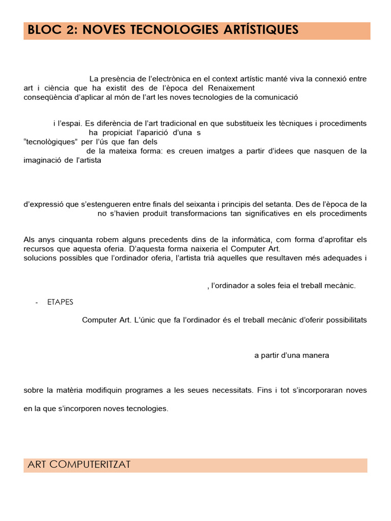 Bloc 2 Art Actual | PDF