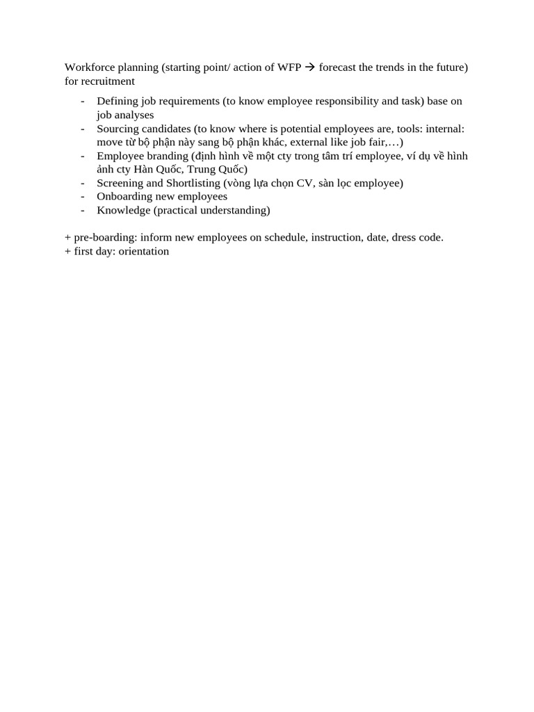 Workforce Planning | PDF