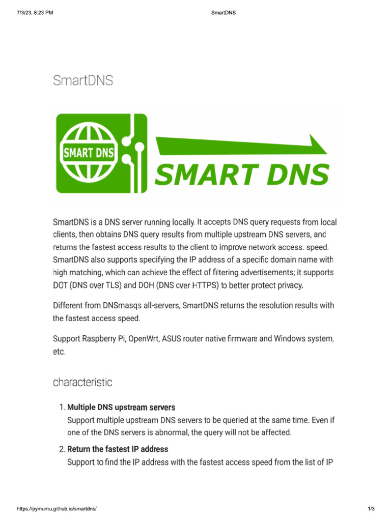 Smart Dns | PDF