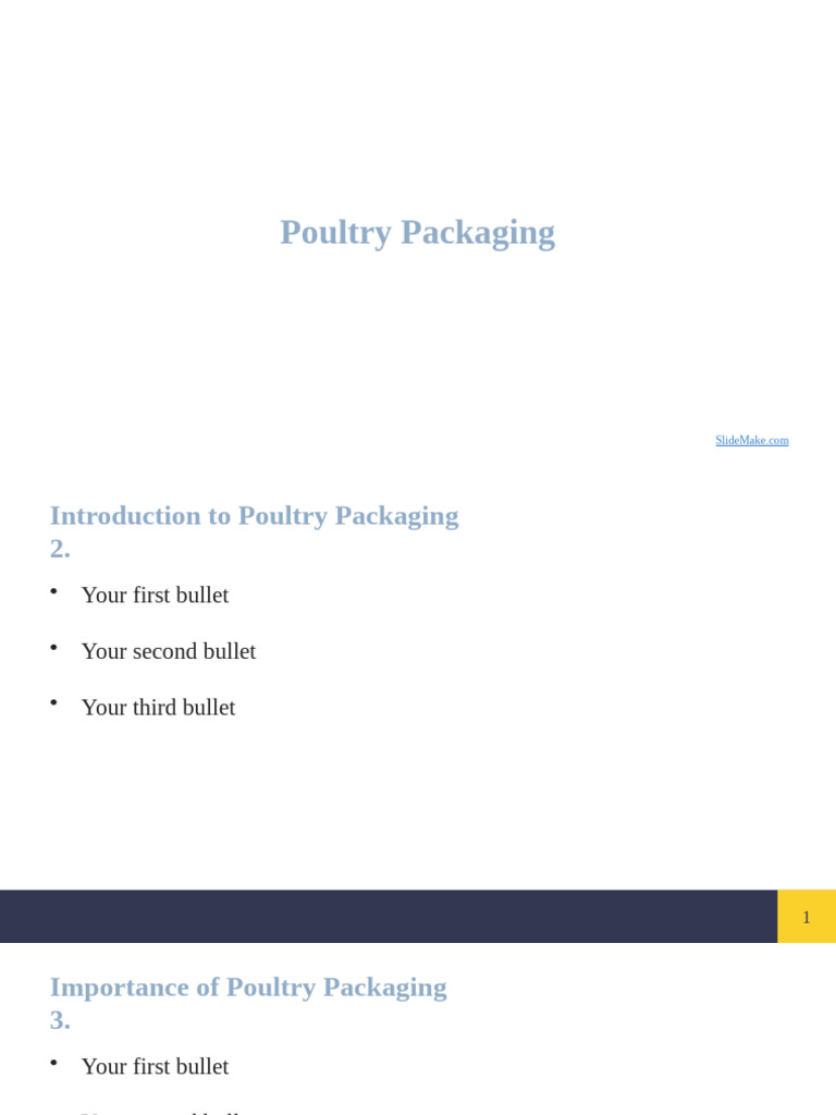 Poultry Packaging | PDF