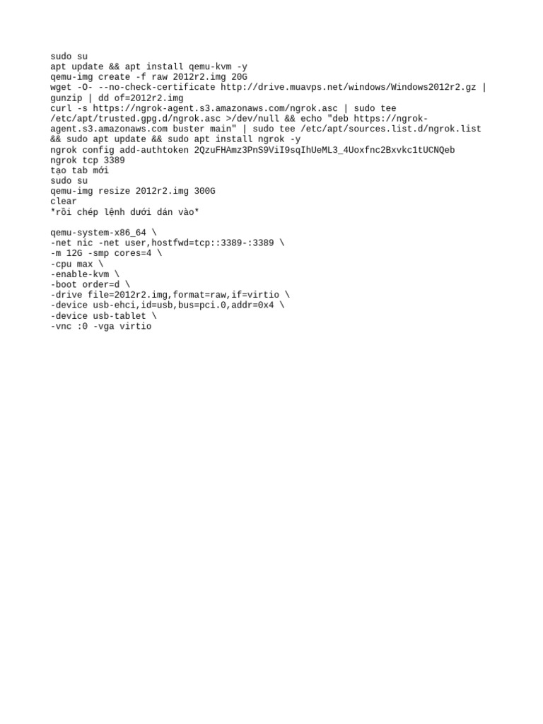 Install Windows Server 2012 R2 on QEMU | PDF