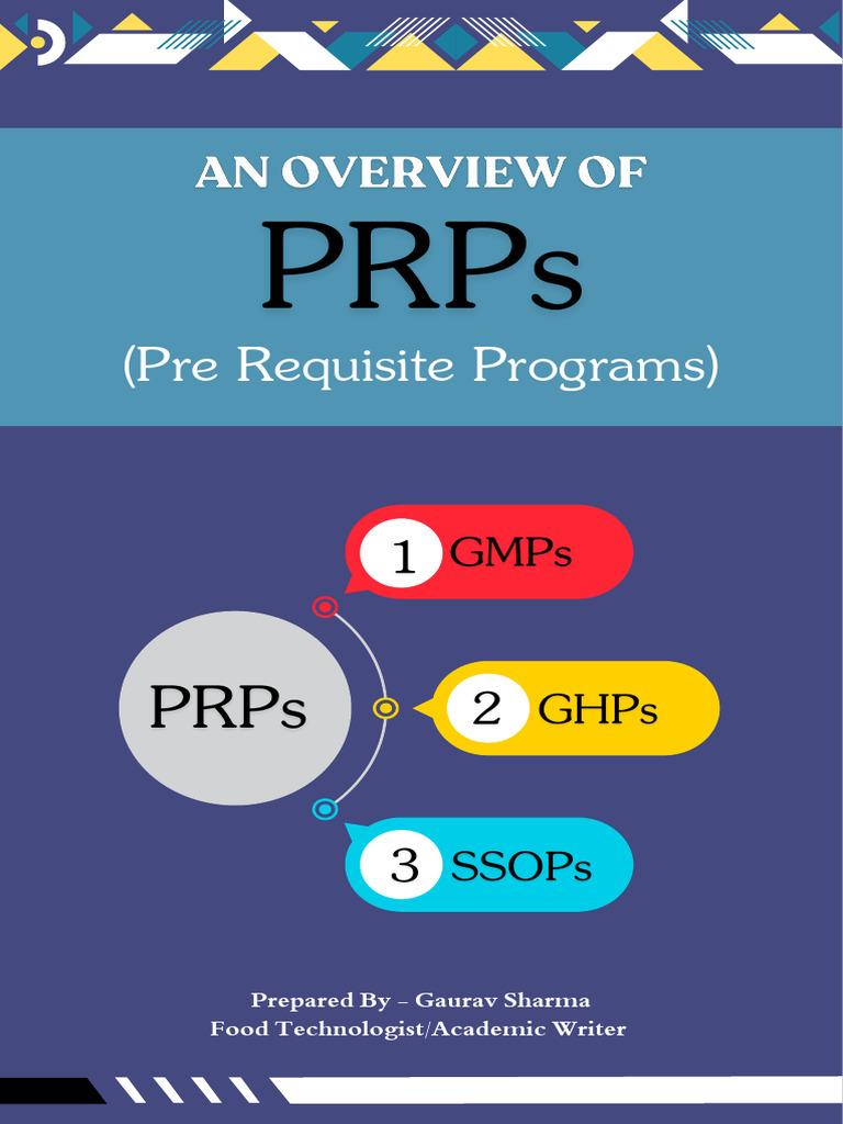 PRP 1 | PDF | Food Safety | Hazard Analysis And Critical Control Points